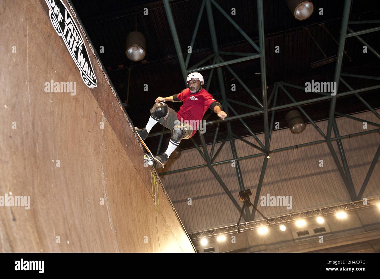 Skateboarding legend Steve Caballero during Vans Legends Demo at Vans ...
