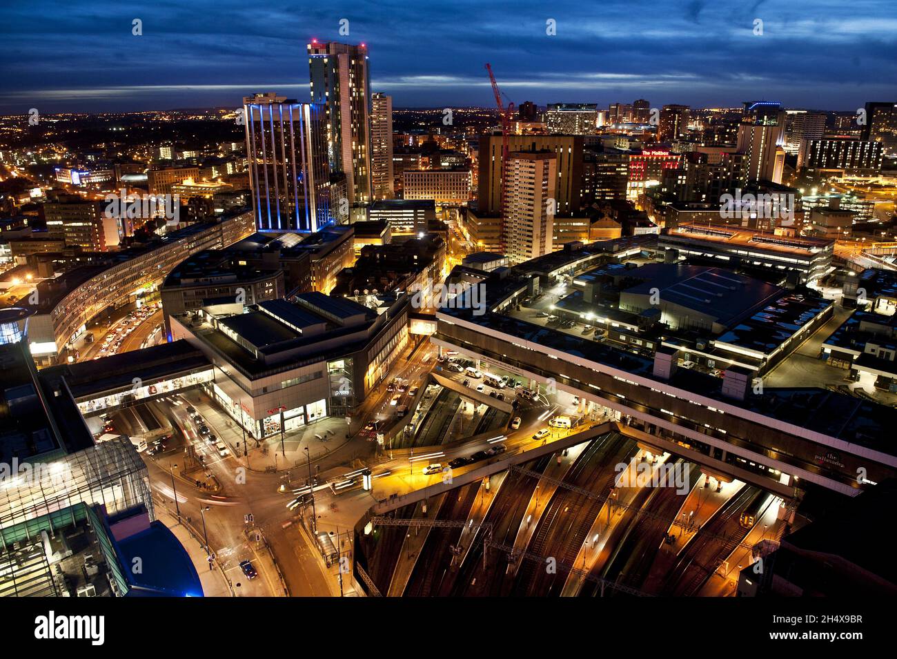 Rooftop view birmingham hi-res stock photography and images - Alamy