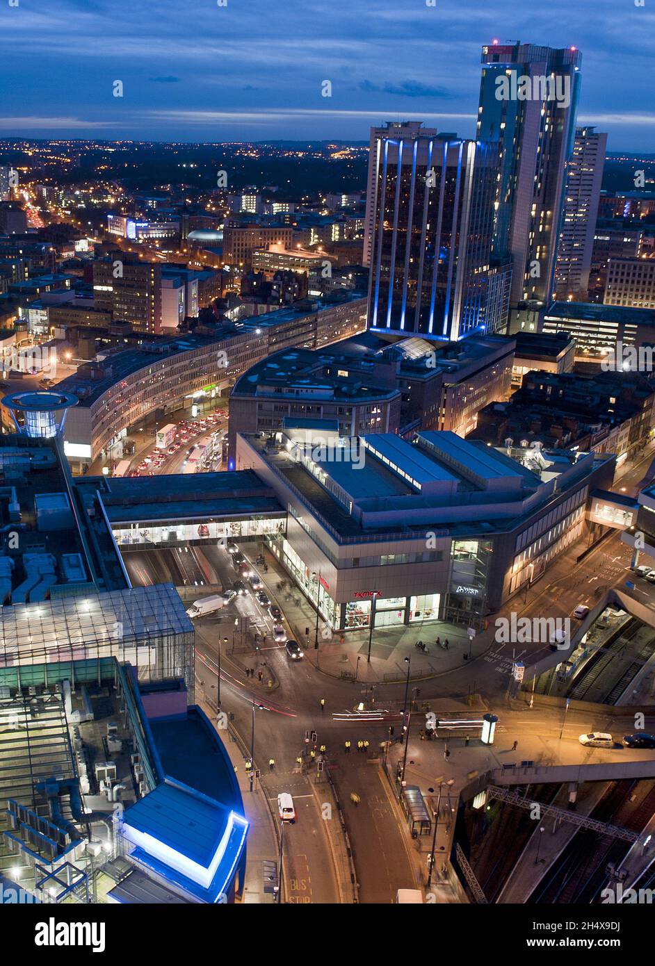 Rooftop view birmingham hi-res stock photography and images - Alamy