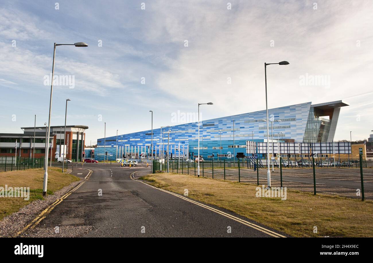 General view of the new Bournville College, part of the Longbridge ...