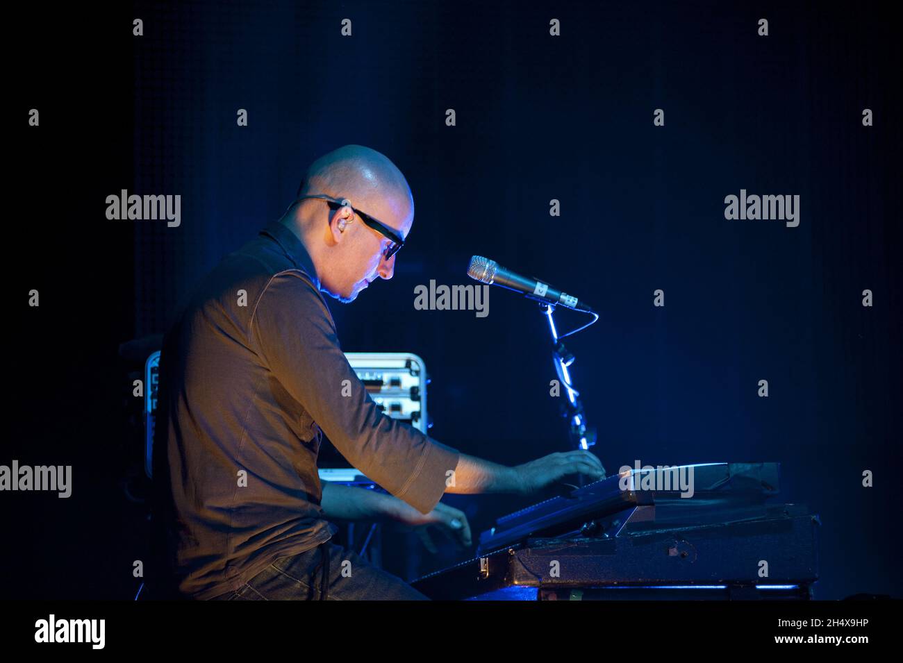 Dean Deavall of Feeder live in concert at The Civic Hall in ...