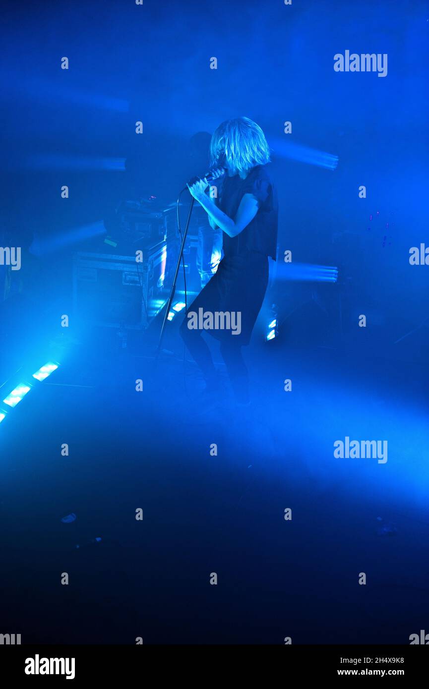 Alice Glass of Crystal Castles live in concert at the HMV Institute ...