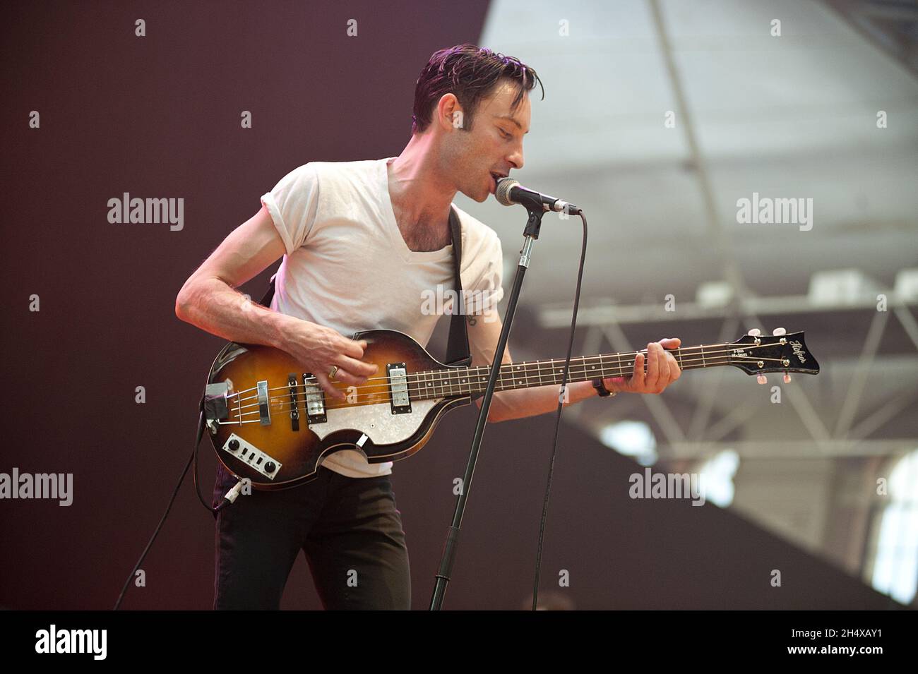 Jared Swilley of Black Lips in concert during ATP Festival at Alexandra ...