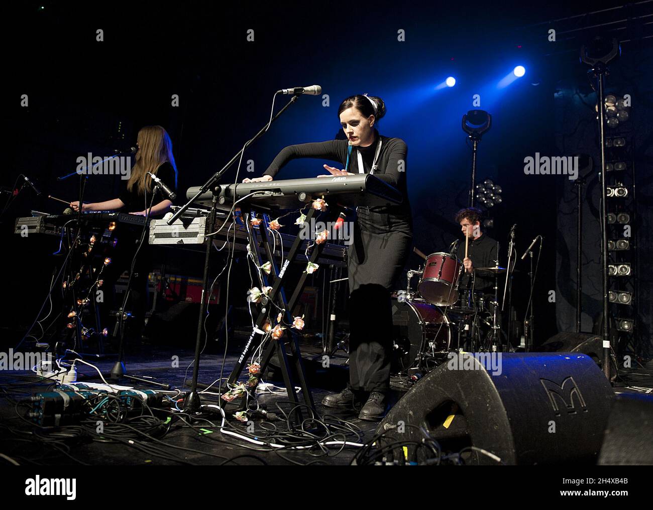 Chelsea Nikkel of Princess Chelsea in concert supporting Alt-J on the ...