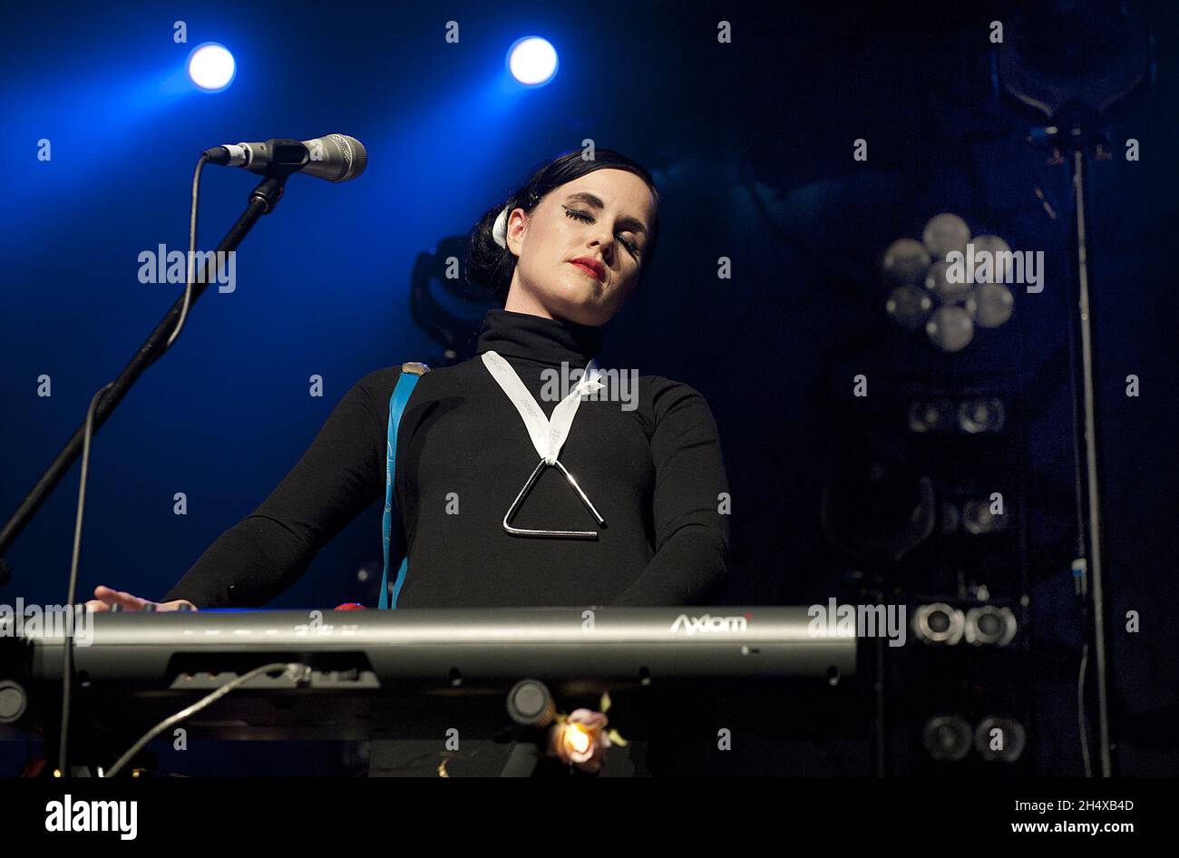 Chelsea Nikkel of Princess Chelsea in concert supporting Alt-J on the ...