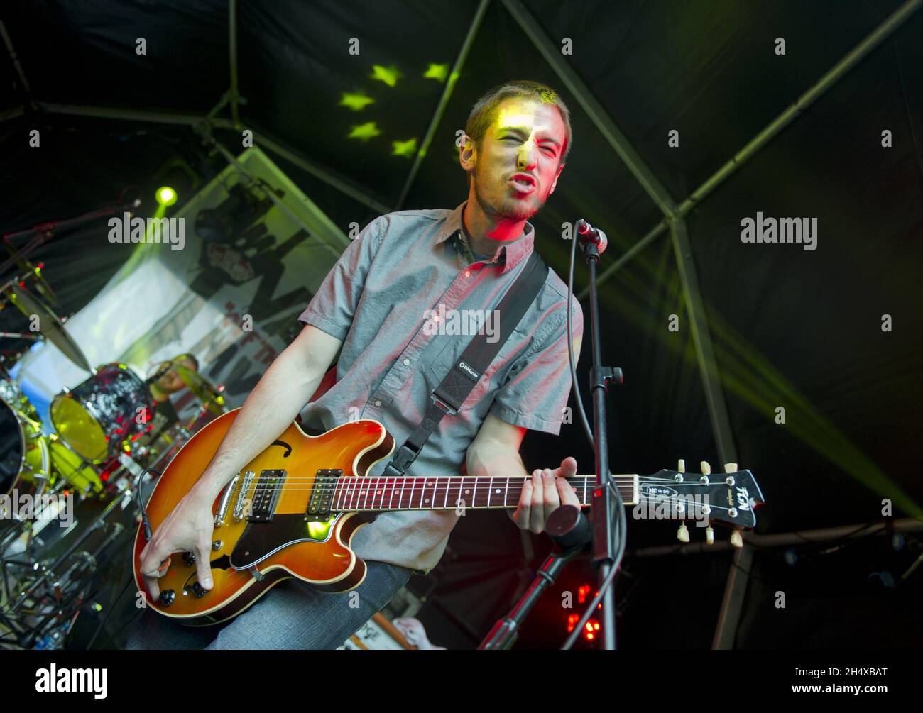 Polar Bear Club in concert during Slam Dunk Festival 2013 ...