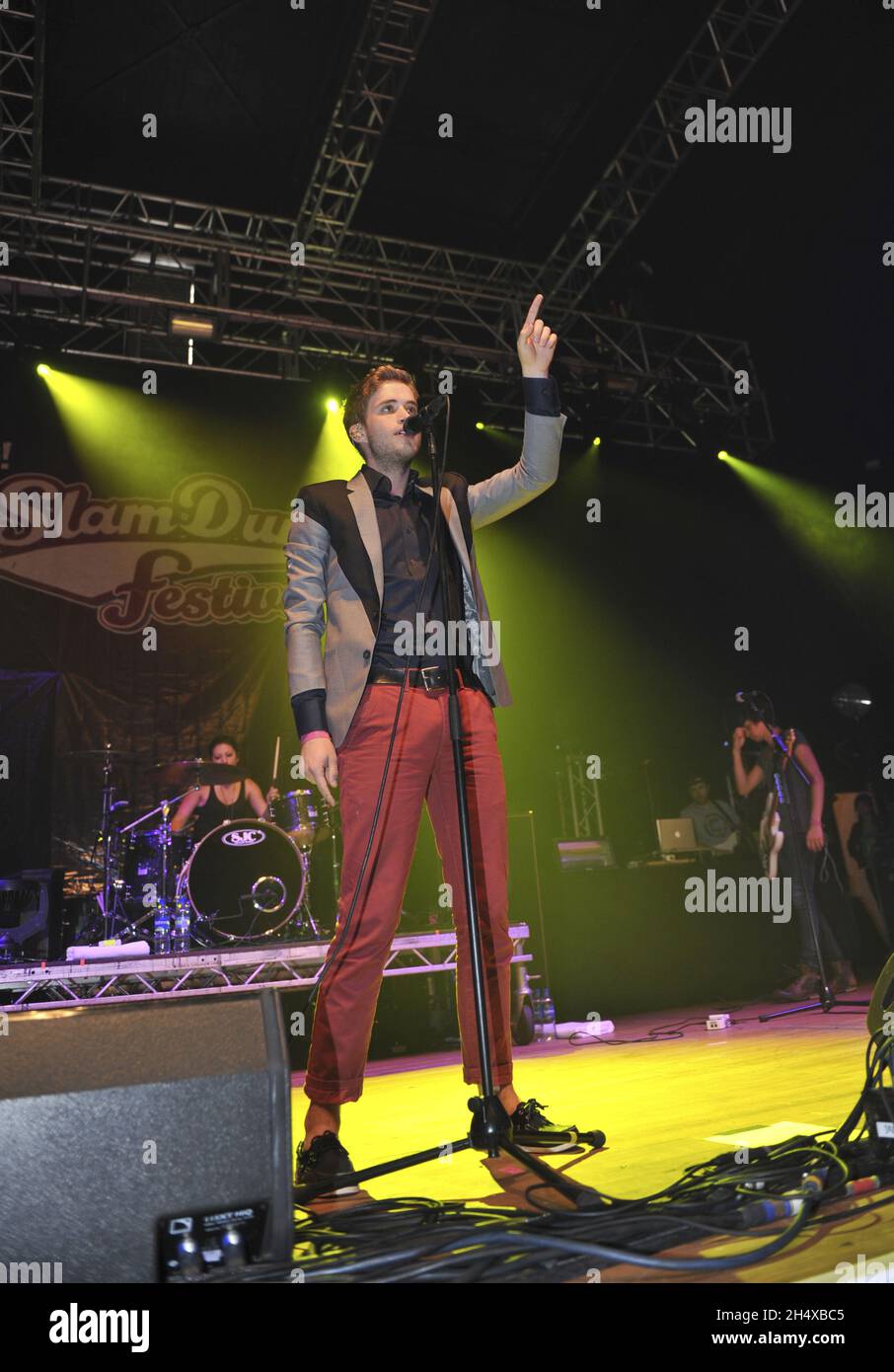 The Summer Set in concert during Slam Dunk Festival 2013 ...