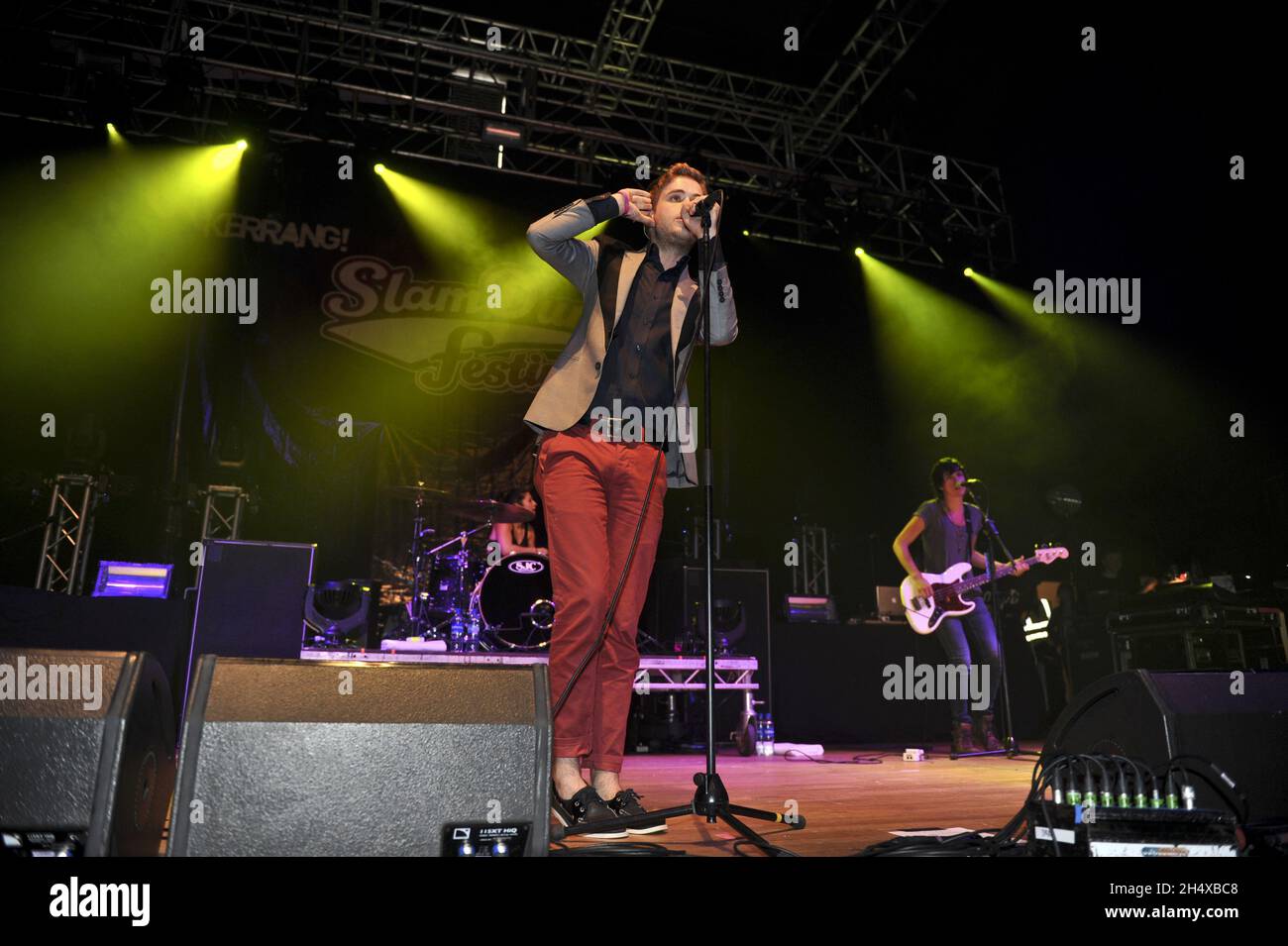 The Summer Set in concert during Slam Dunk Festival 2013 ...