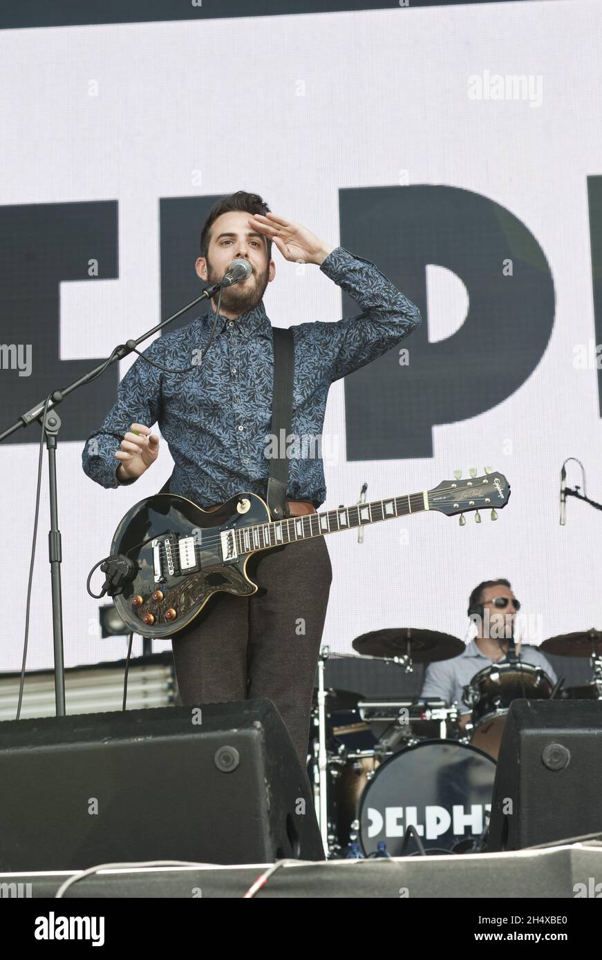 Delphic in concert during Parklife Weekender Festival in Heaton Park ...