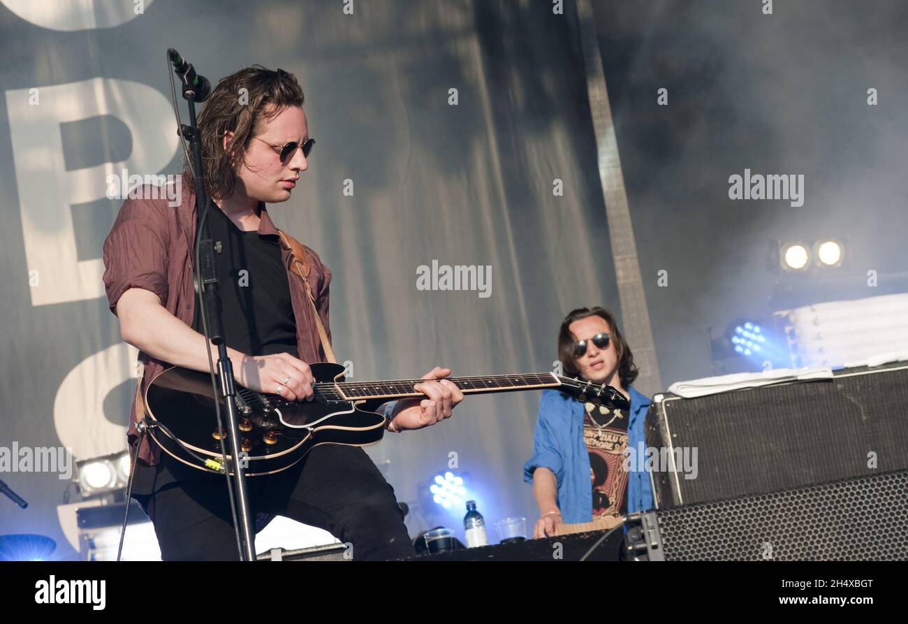 The Maccabees in concert during Parklife Weekender Festival in Heaton ...