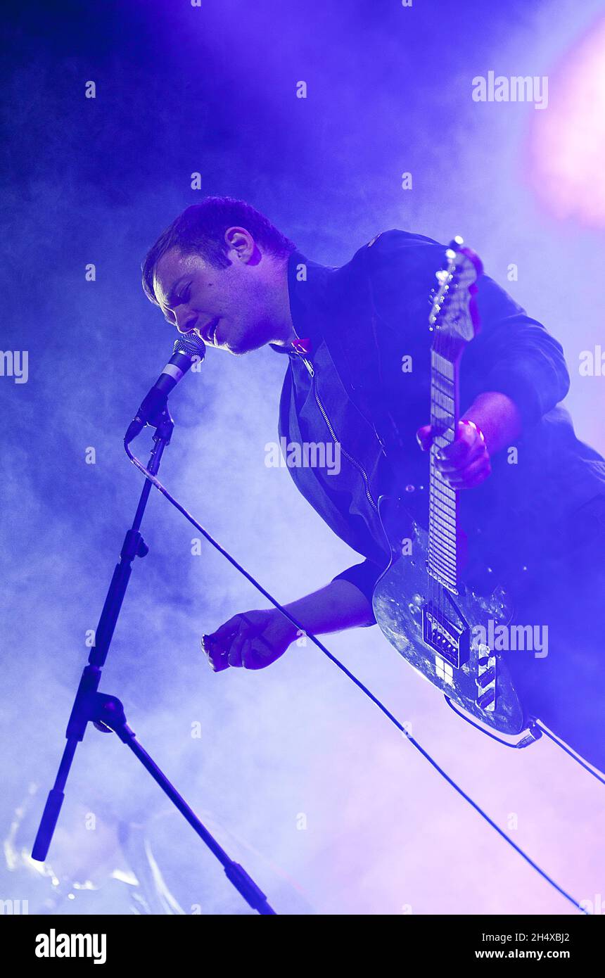 Everything Everything in concert during Parklife Weekender festival in ...