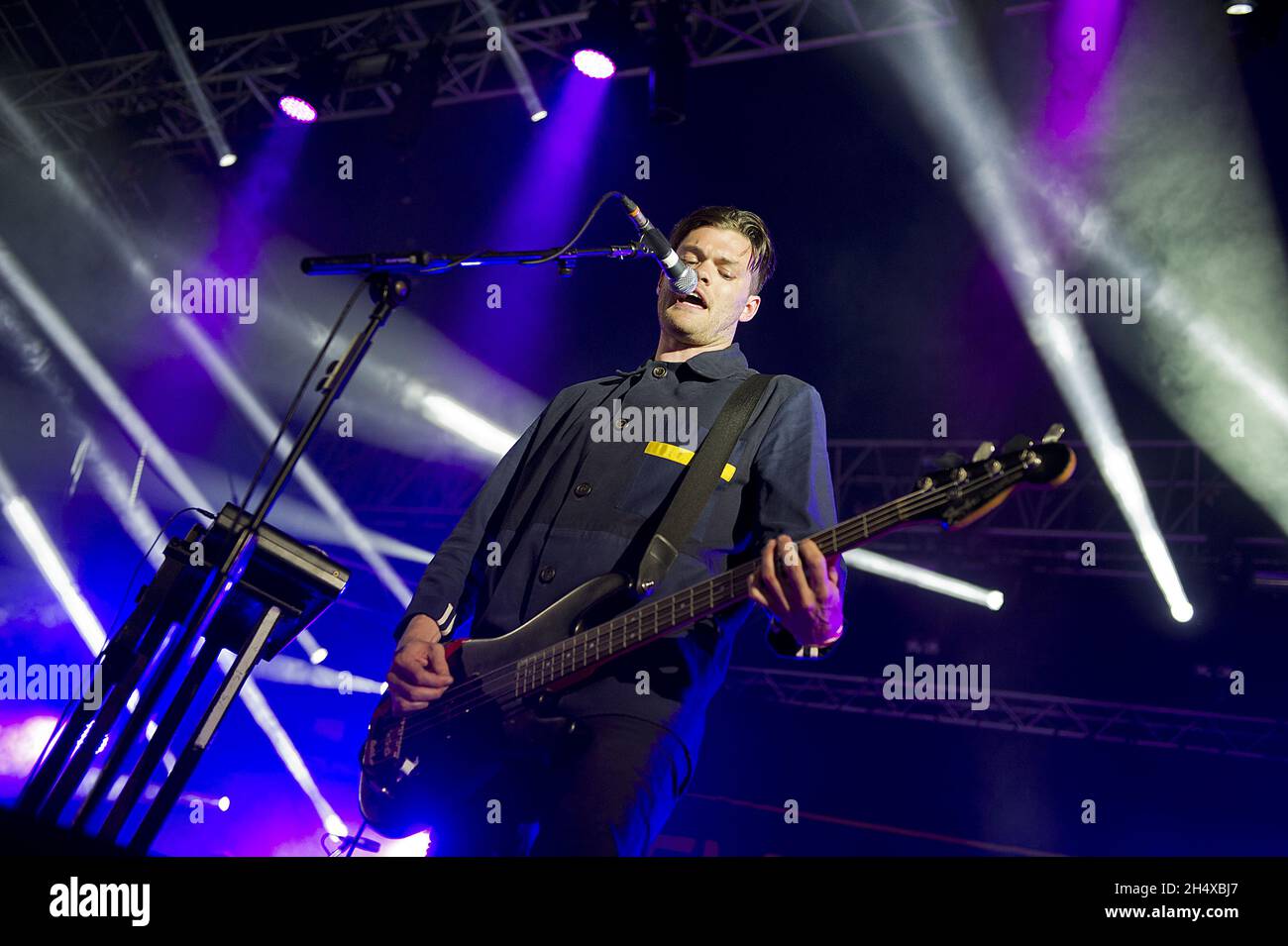 Everything Everything in concert during Parklife Weekender festival in ...
