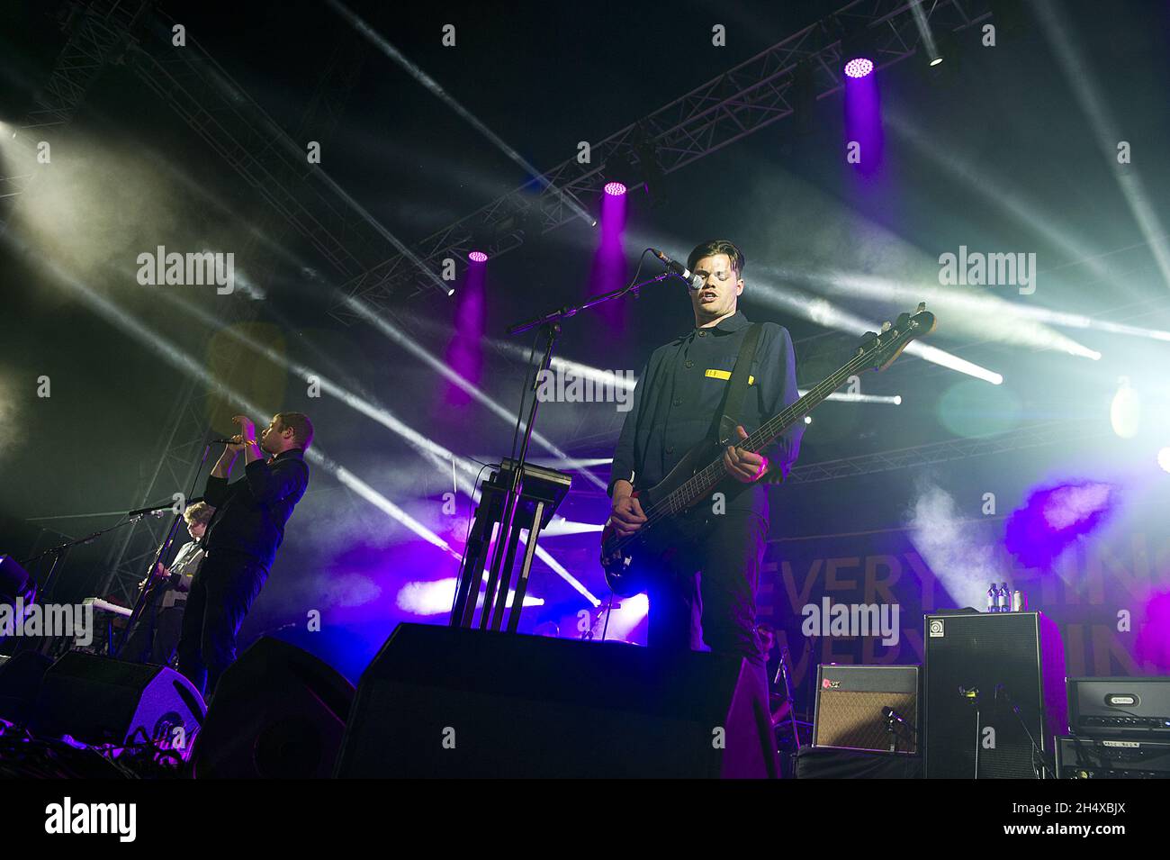 Everything Everything in concert during Parklife Weekender festival in ...