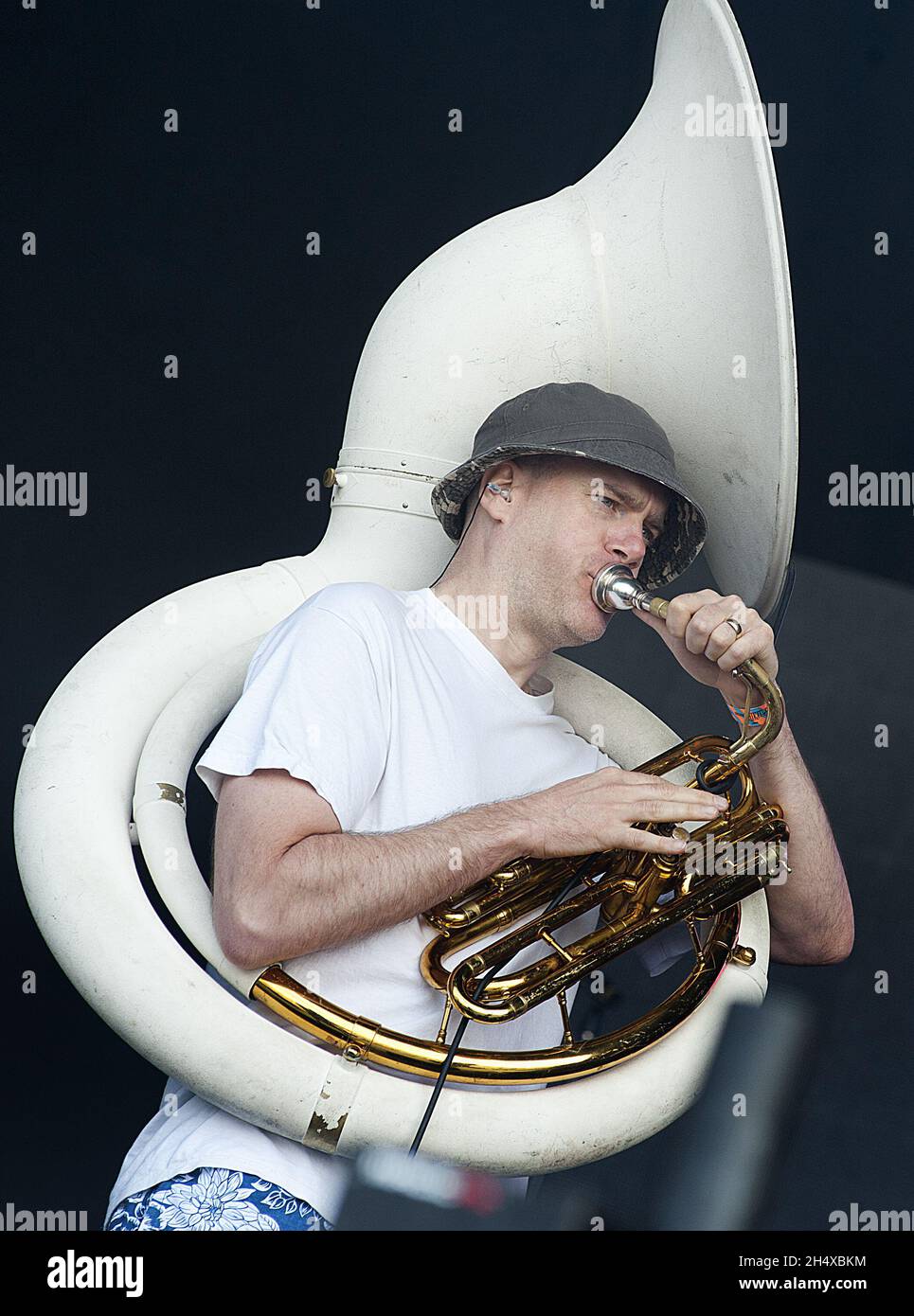 Riot Jazz in concert during Parklife Weekender festival in Heaton park ...