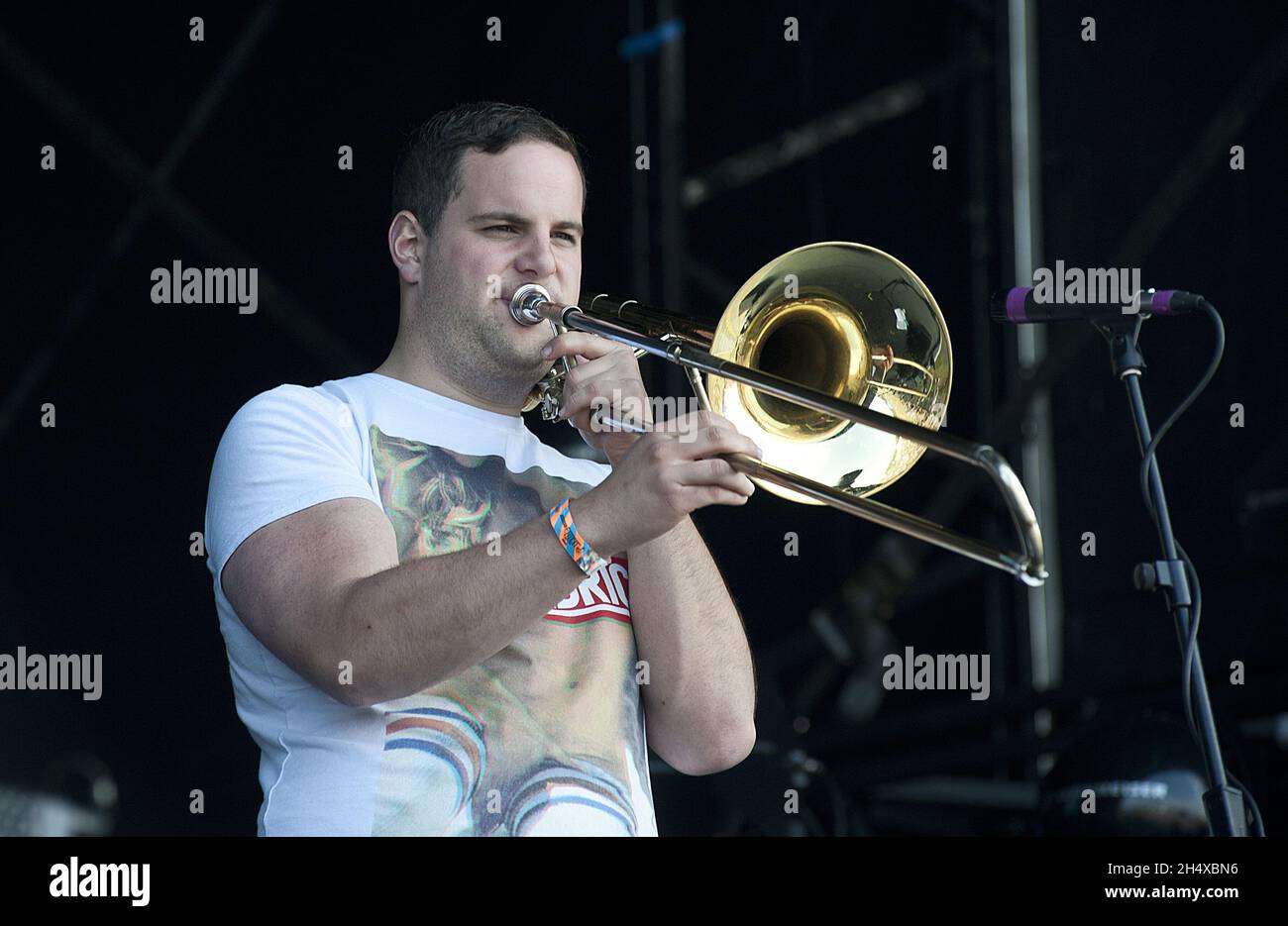 Riot Jazz in concert during Parklife Weekender festival in Heaton park ...