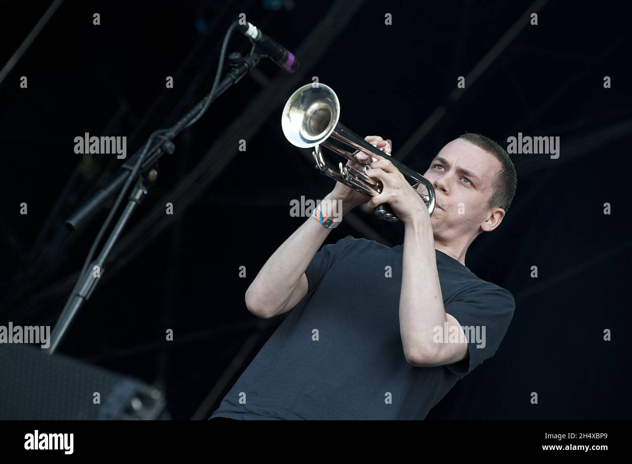 Riot Jazz in concert during Parklife Weekender festival in Heaton park ...