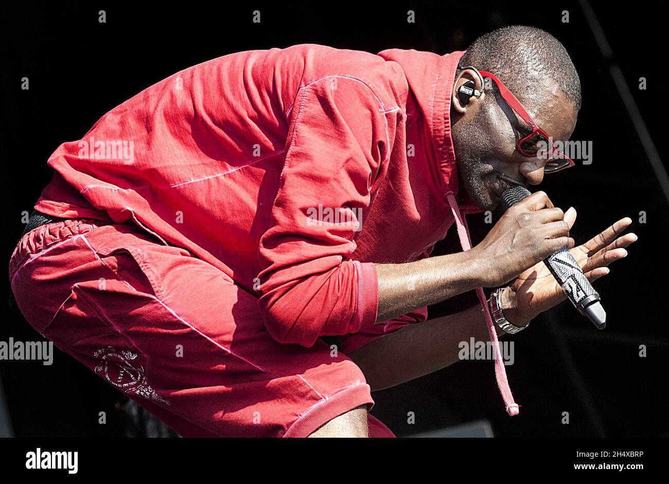 Wretch 32 in concert during Parklife Weekender festival in Heaton park ...
