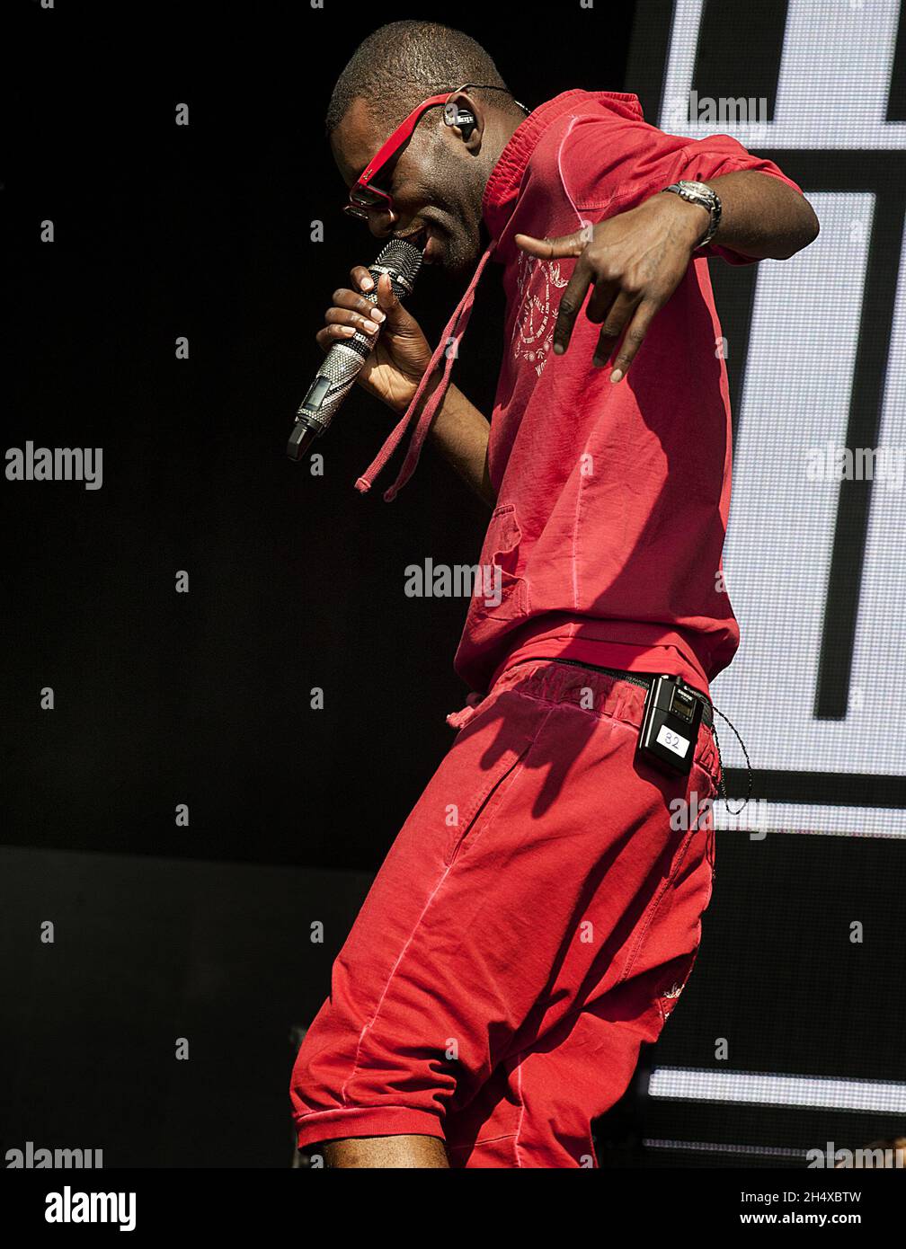 Wretch 32 in concert during Parklife Weekender festival in Heaton park ...
