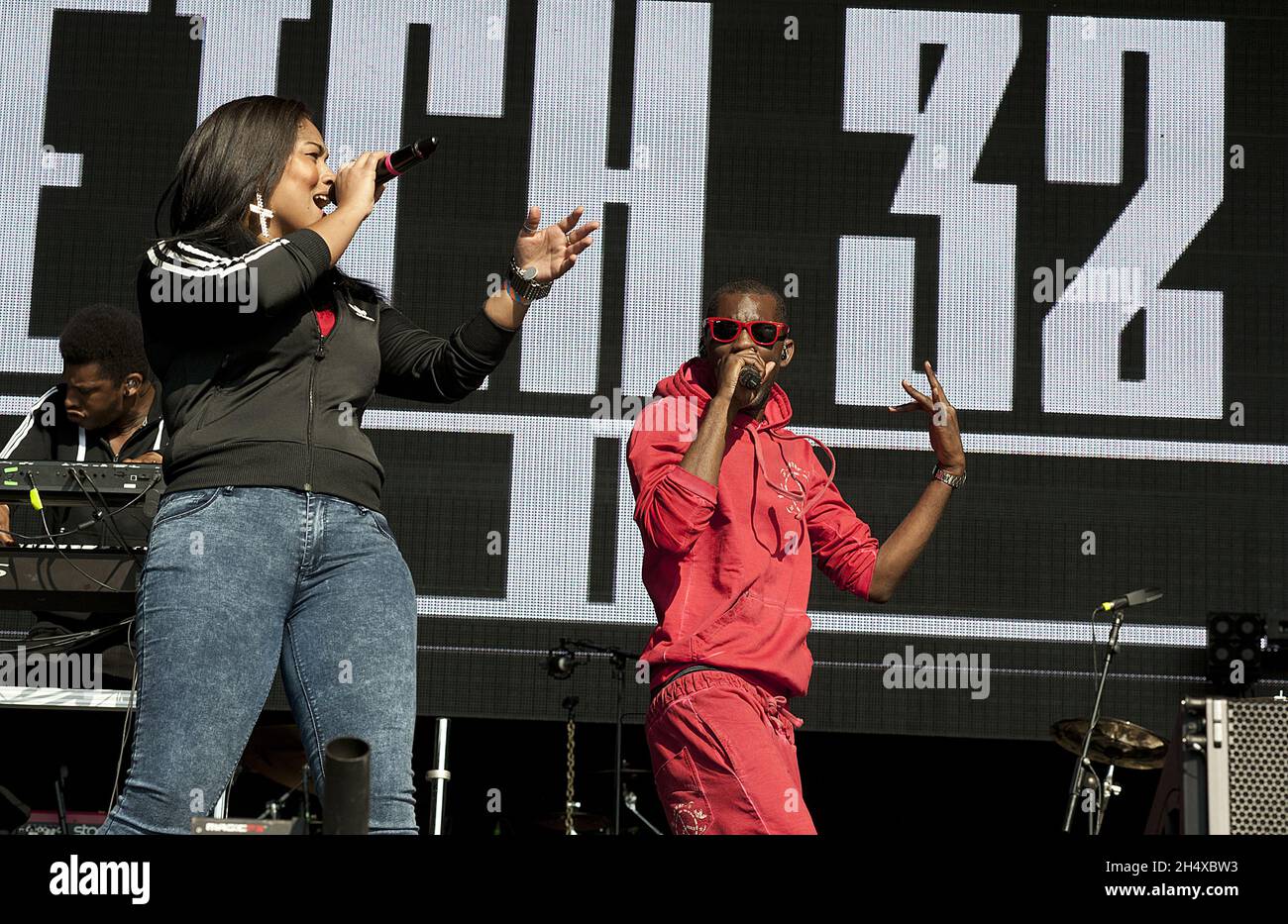 Wretch 32 in concert during Parklife Weekender festival in Heaton park ...