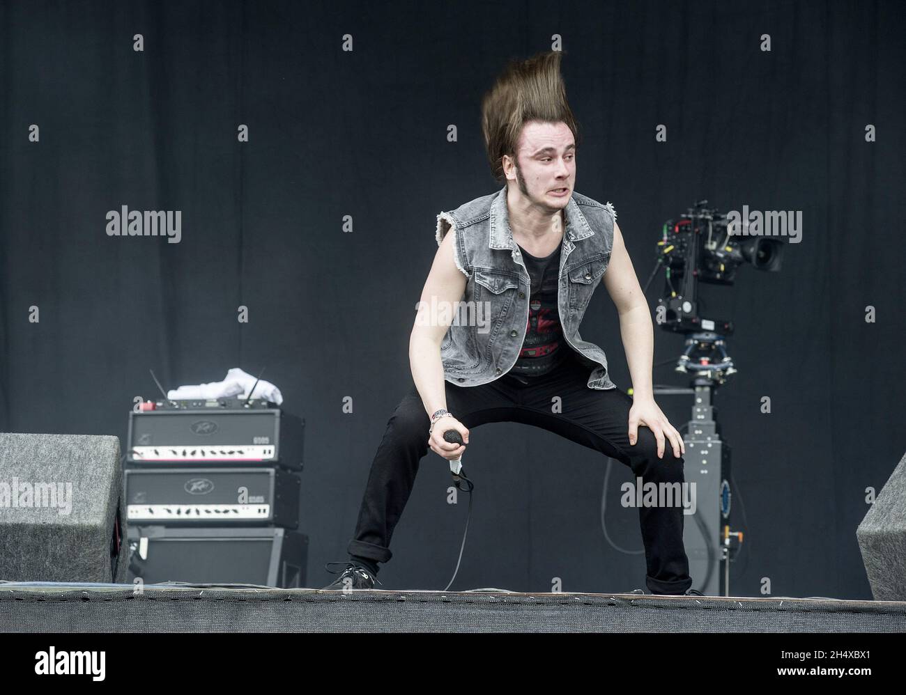 Austin Dickinson of Rise to Remain live in concert at day 1 of the ...