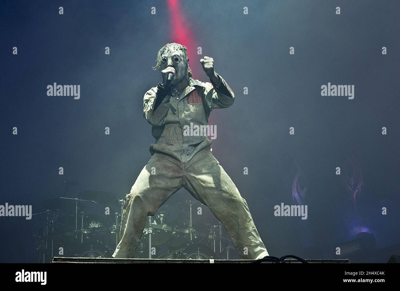 Slipknot in concert during Download festival - Donington Park Stock ...