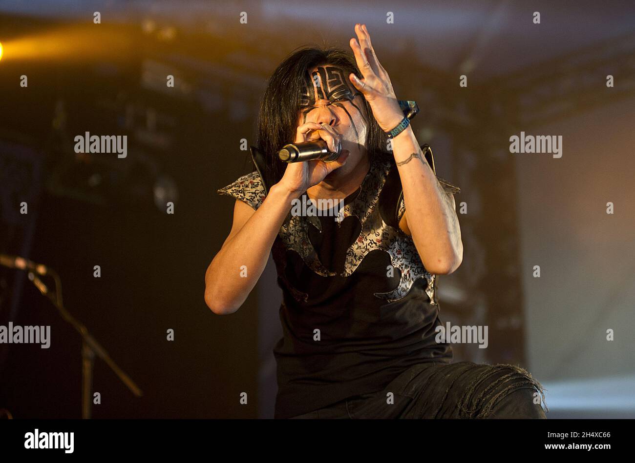 Chthonic in concert during Download festival Stock Photo - Alamy