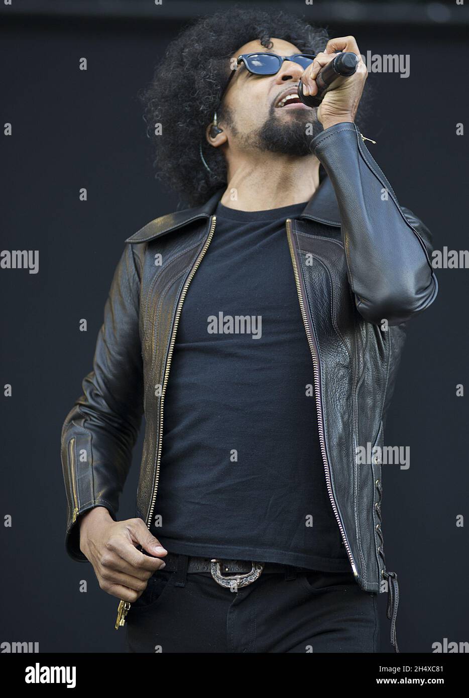 William DuVall of Alice in Chains in concert during Download festival ...