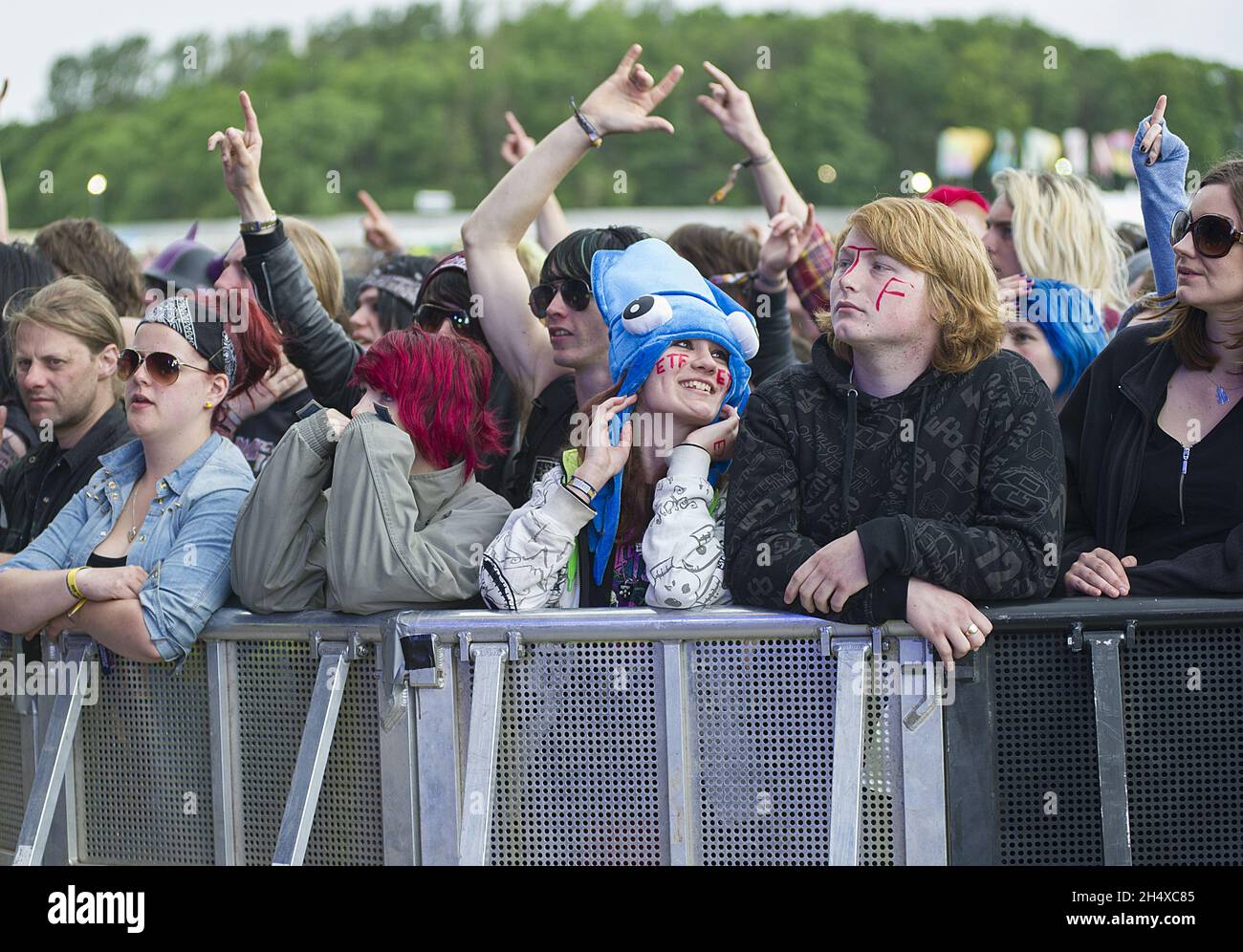 General view of crowds during Day two Stock Photo - Alamy
