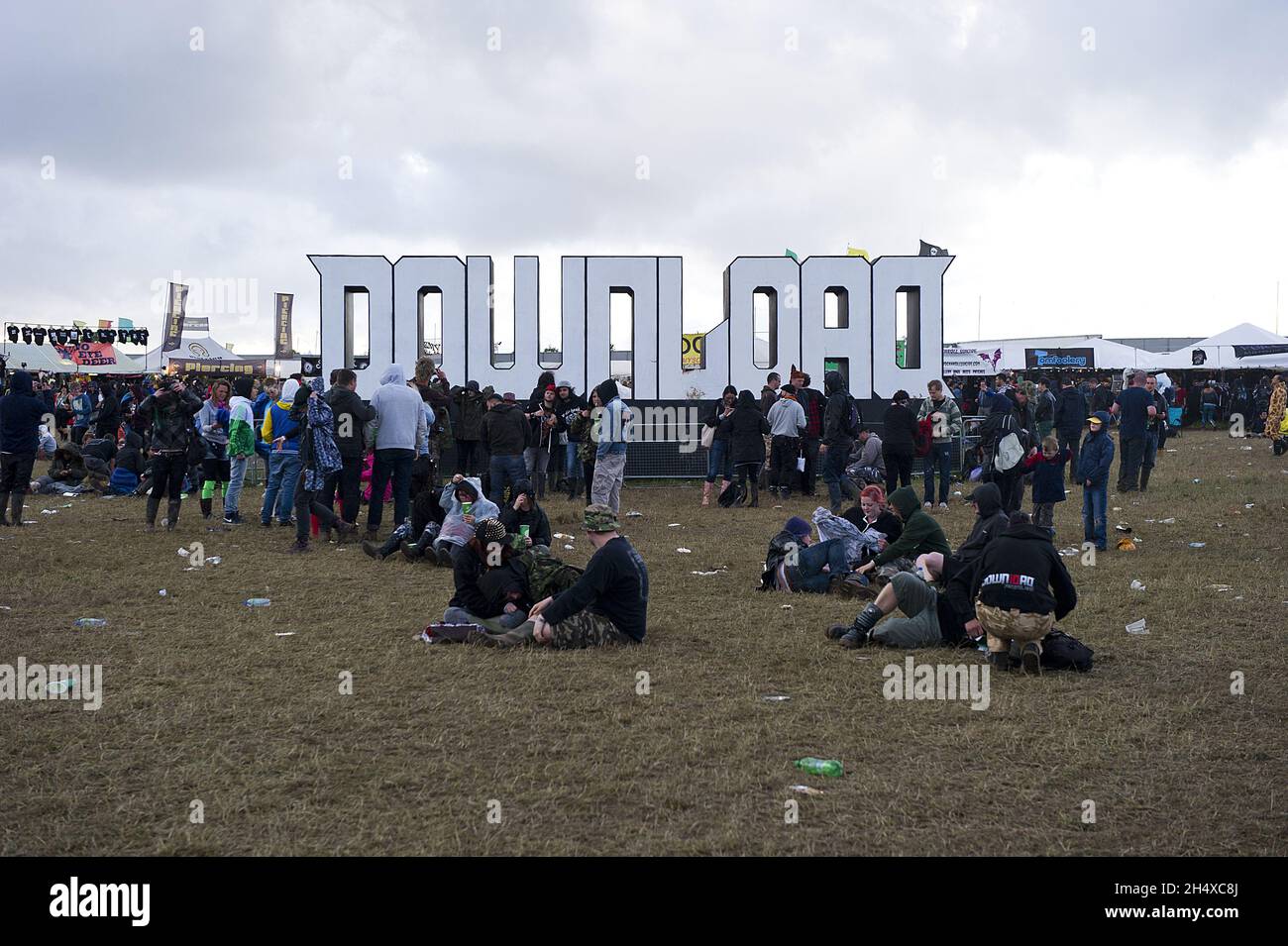 General view of crowds during Day two Stock Photo - Alamy