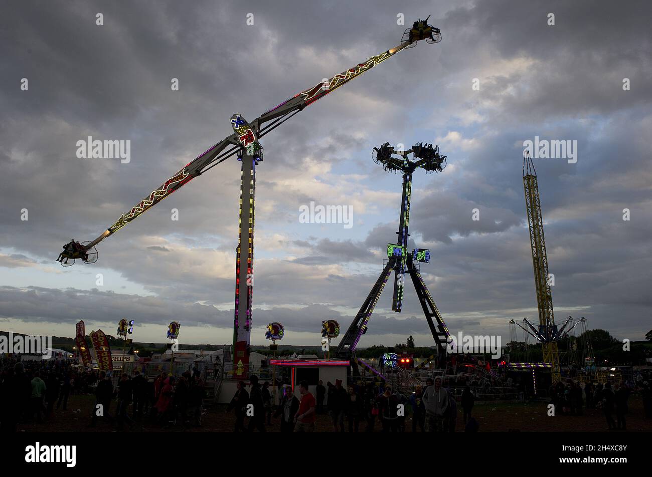 General view of crowds during Day two Stock Photo - Alamy