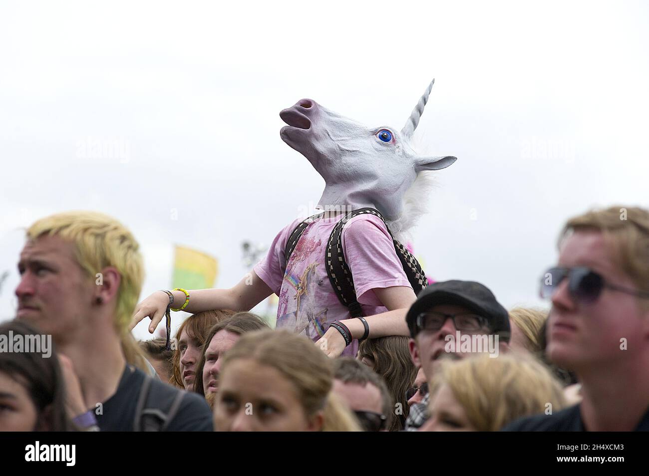 Festival goers during Download Festival held at Donington Park Stock ...