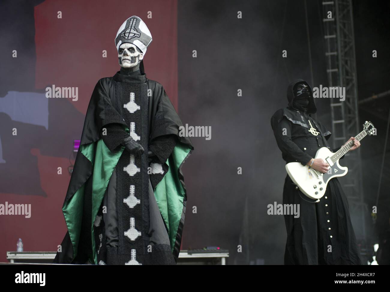 Papa Emeritus II of Ghost in concert at Download Festival at Donington ...