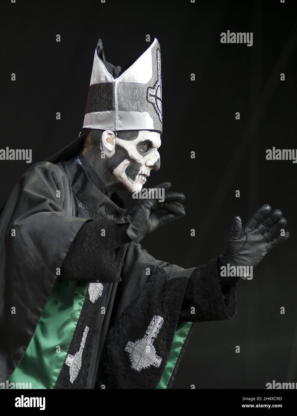 Papa Emeritus II of Ghost in concert at Download Festival at Donington ...