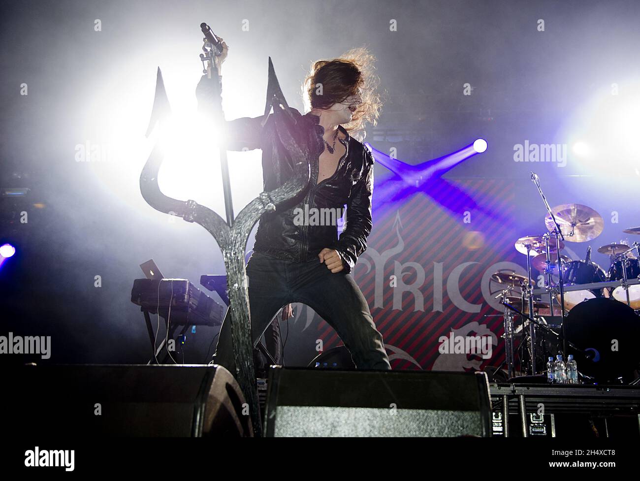 Satyr of Satyricon in concert at Download Festival at Donington Park ...