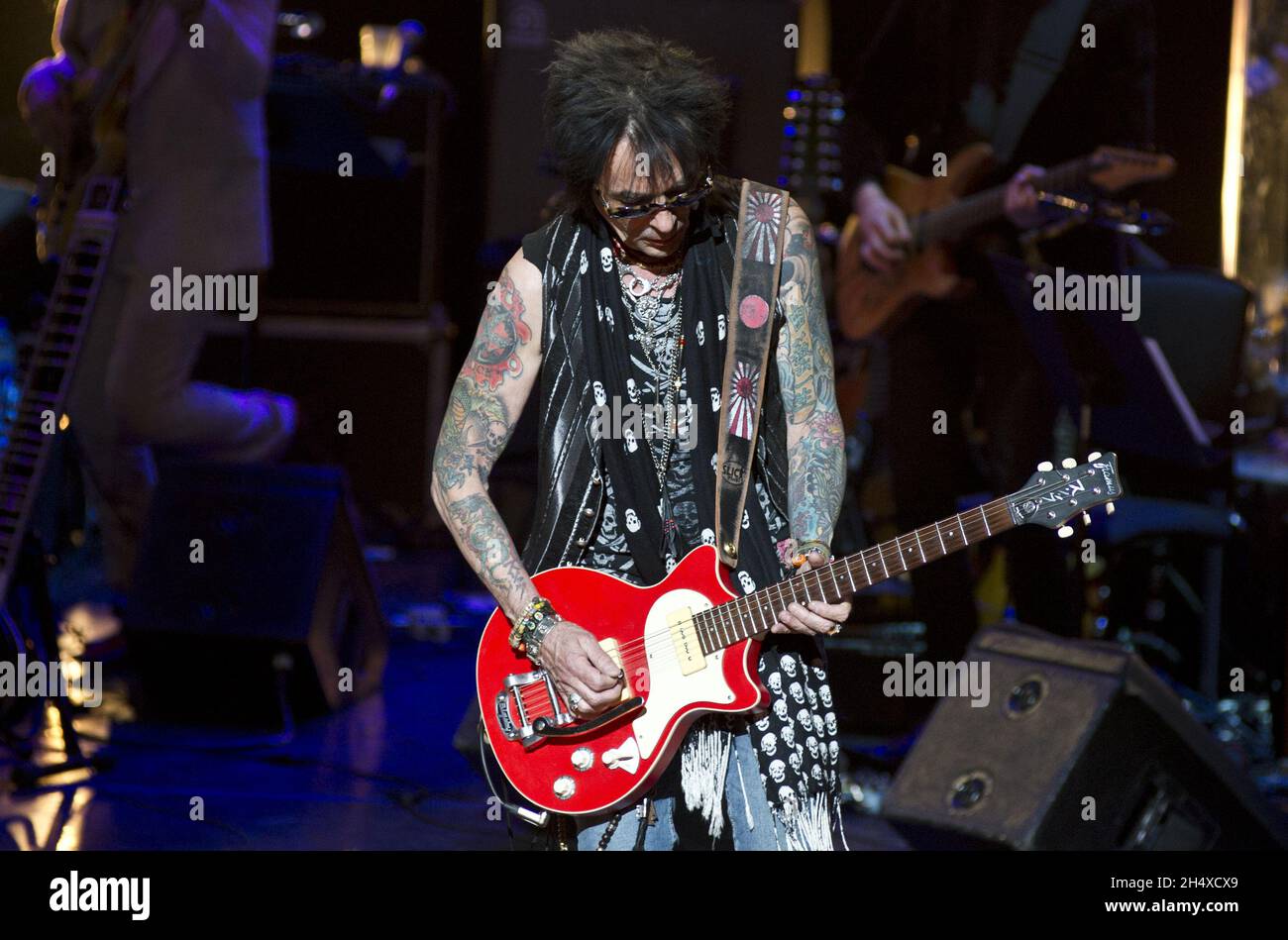 Earl Slick in concert during the Meltdown Festival at the South Bank ...