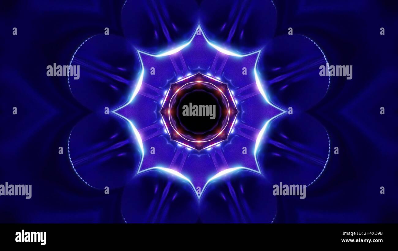 3D rendering of a dark futuristic abstract background with geometric ...