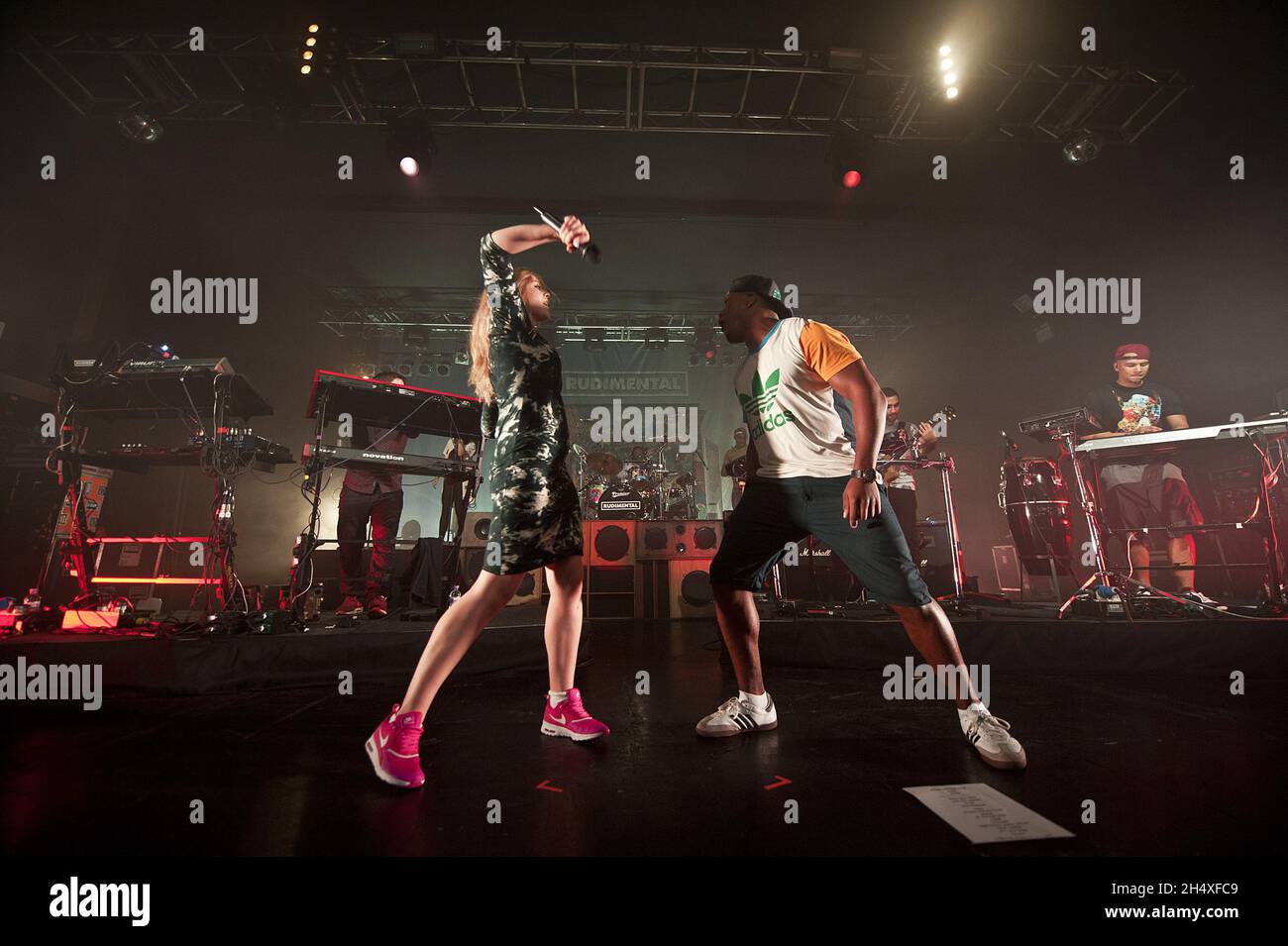 Rudimental perform live on stage at 02 Academy - Birmingham Stock Photo ...