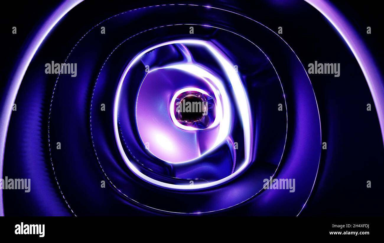 3D rendering of a dark futuristic abstract background with geometric ...