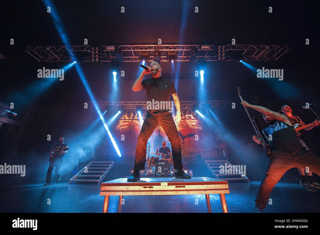 Jesse Leach of Killswitch Engage performing live on stage on 6th ...