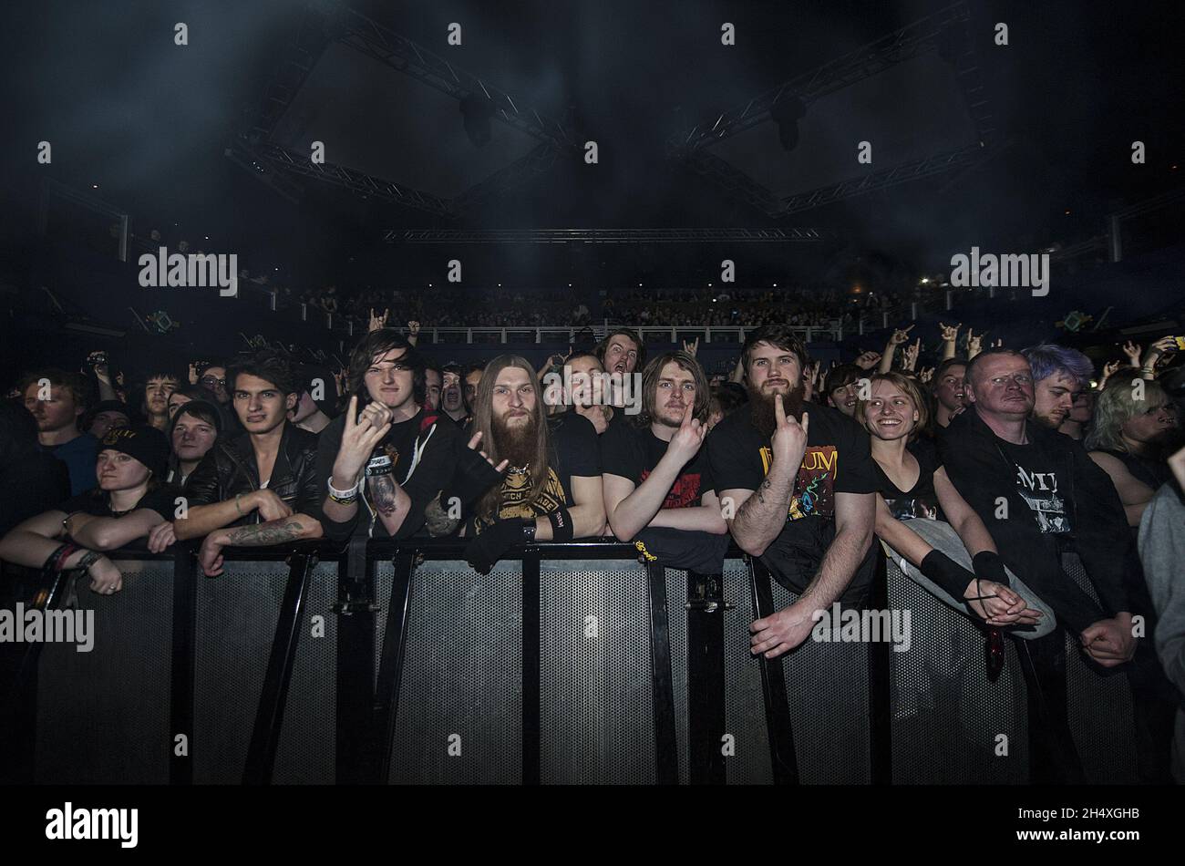 Stage View Of Crowd Metal