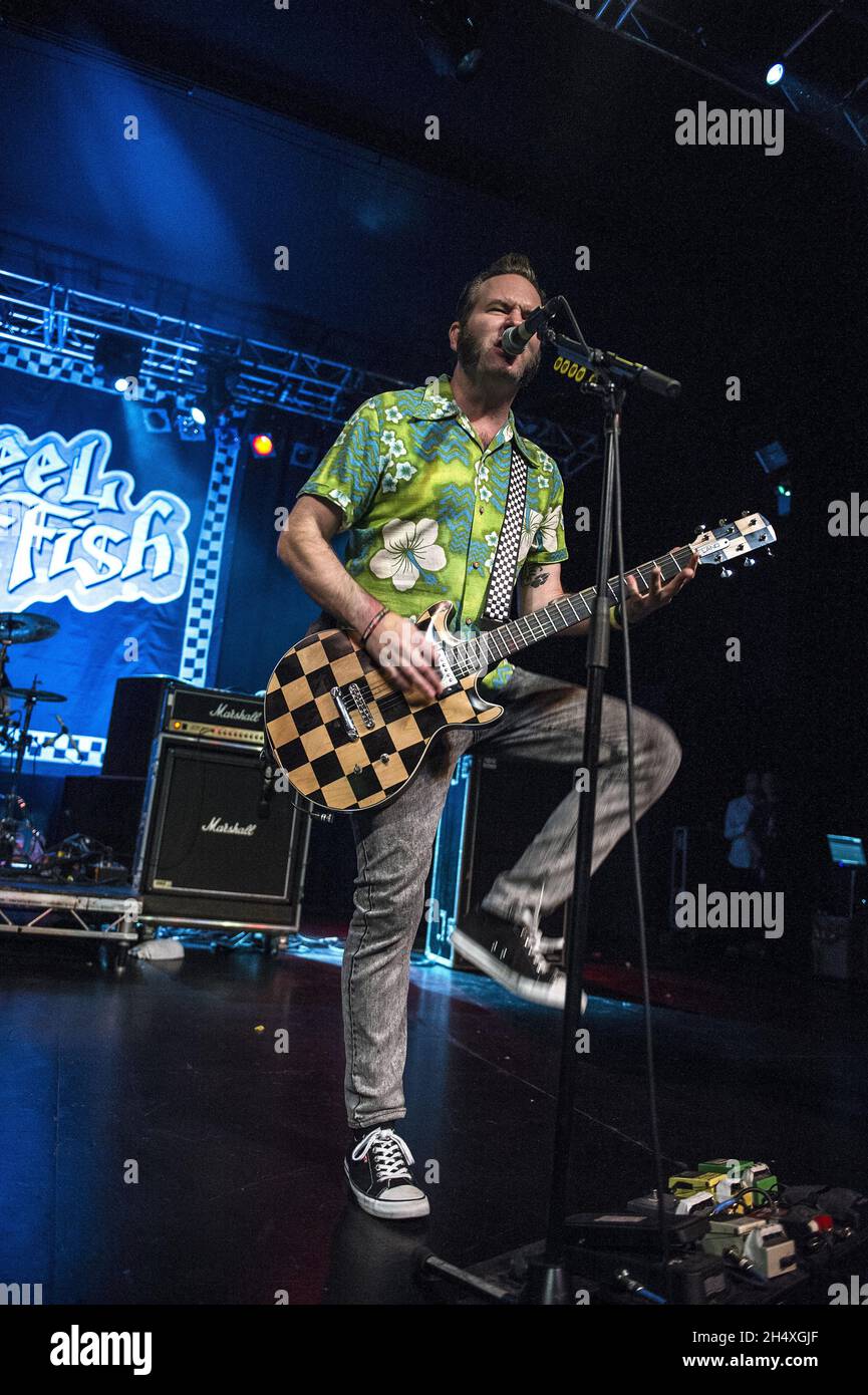 Aaron Barrett of Reel Big Fish live on stage on 8th February 2014 at ...