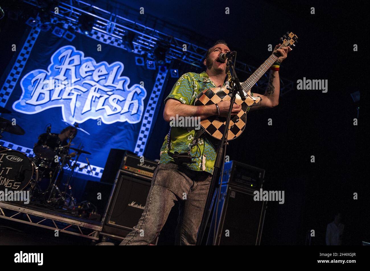 Aaron Barrett of Reel Big Fish live on stage on 8th February 2014 at ...