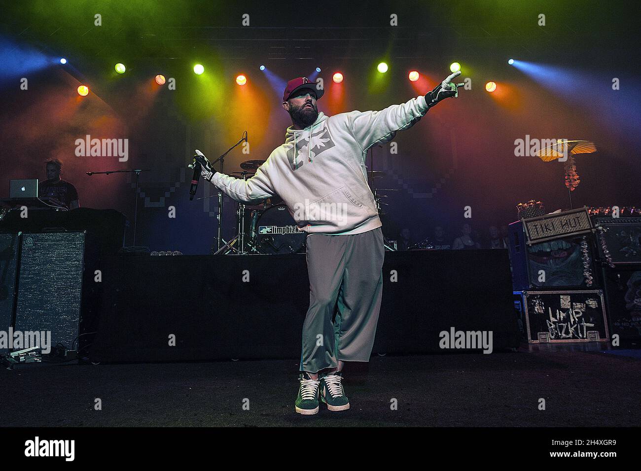 Fred Durst of Limp Bizkit live on stage during Kerrang Tour at the O2 ...
