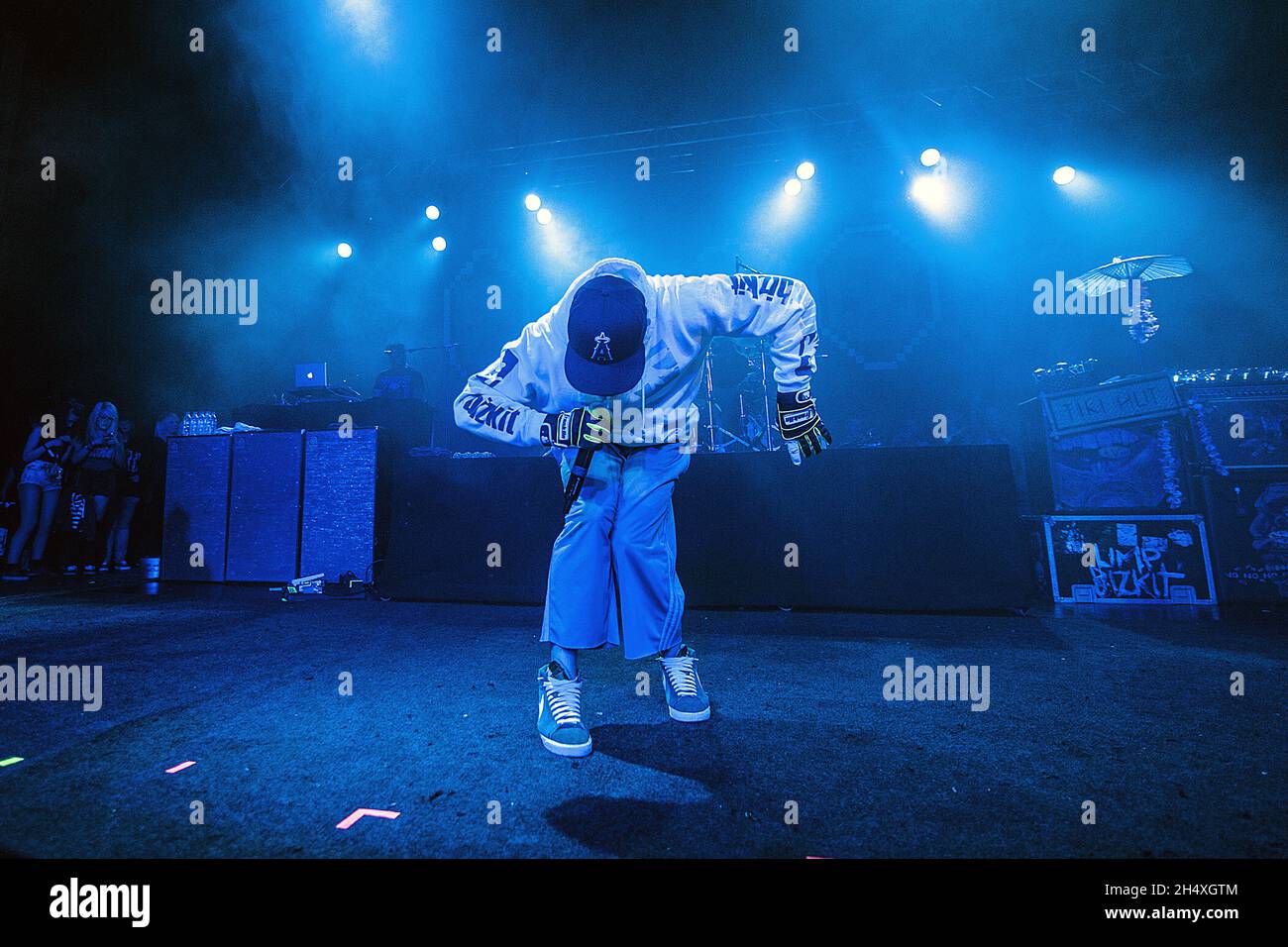 Fred Durst of Limp Bizkit live on stage during Kerrang Tour at the O2 ...