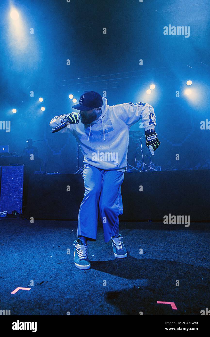 Fred Durst of Limp Bizkit live on stage during Kerrang Tour at the O2 ...
