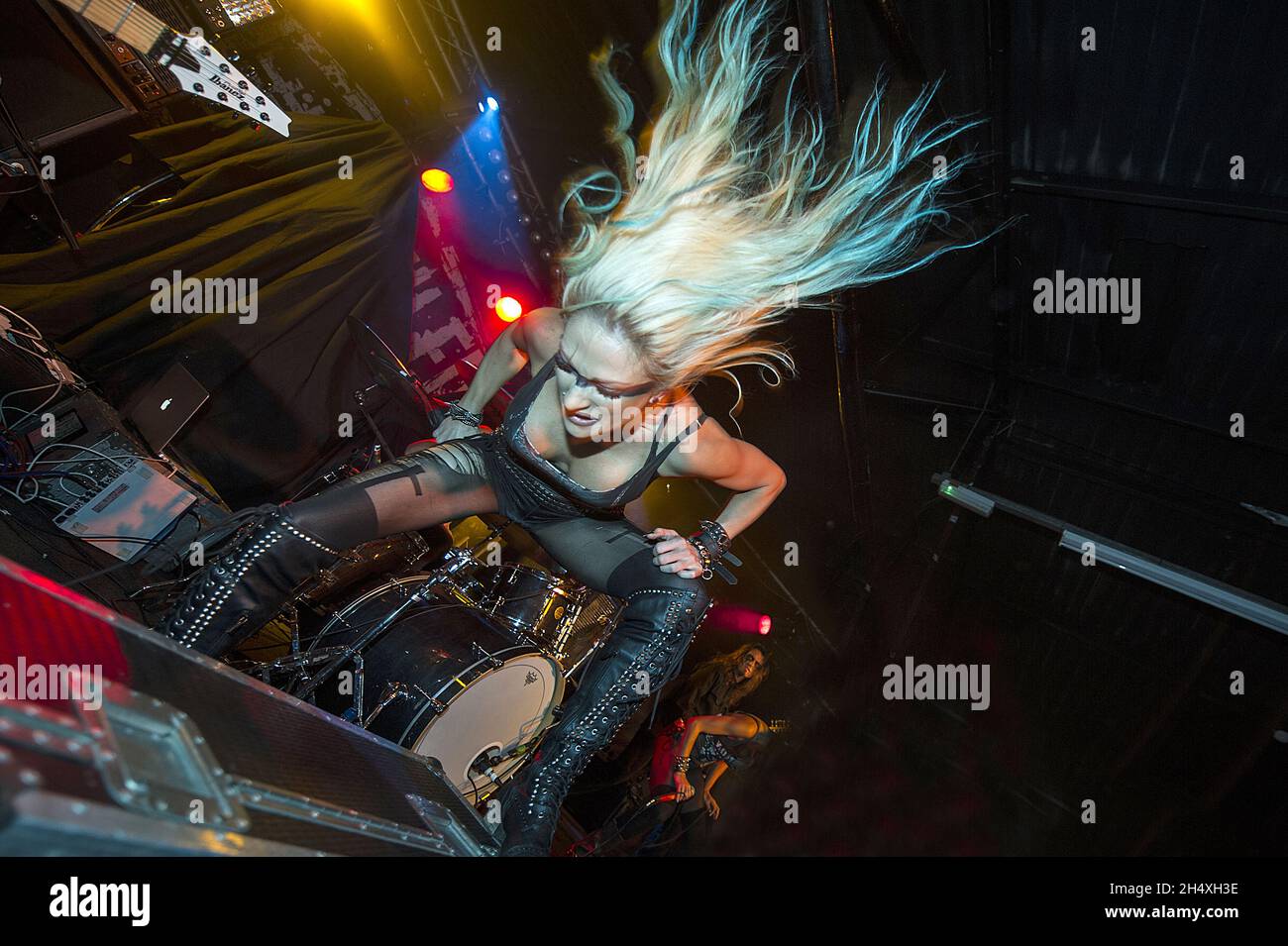 Heidi Shepherd of Butcher Babies live on stage at The Asylum, in ...