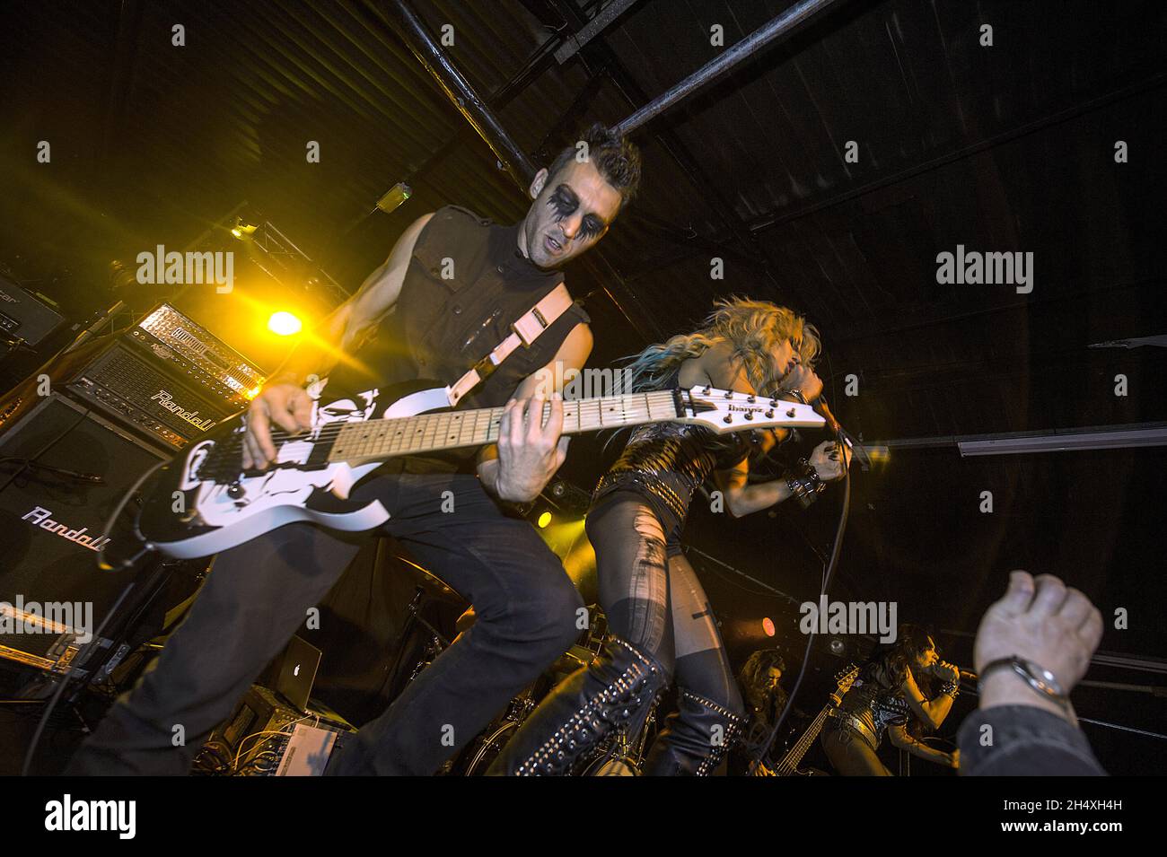 Heidi Shepherd of Butcher Babies live on stage at The Asylum, in ...