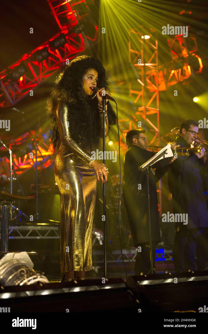 Kelis performs live on stage during the BBC 6Music Festival at Victoria ...