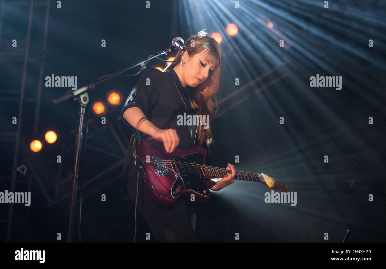 Sian Williams of Bird performing live on stage during the BBC 6Music ...
