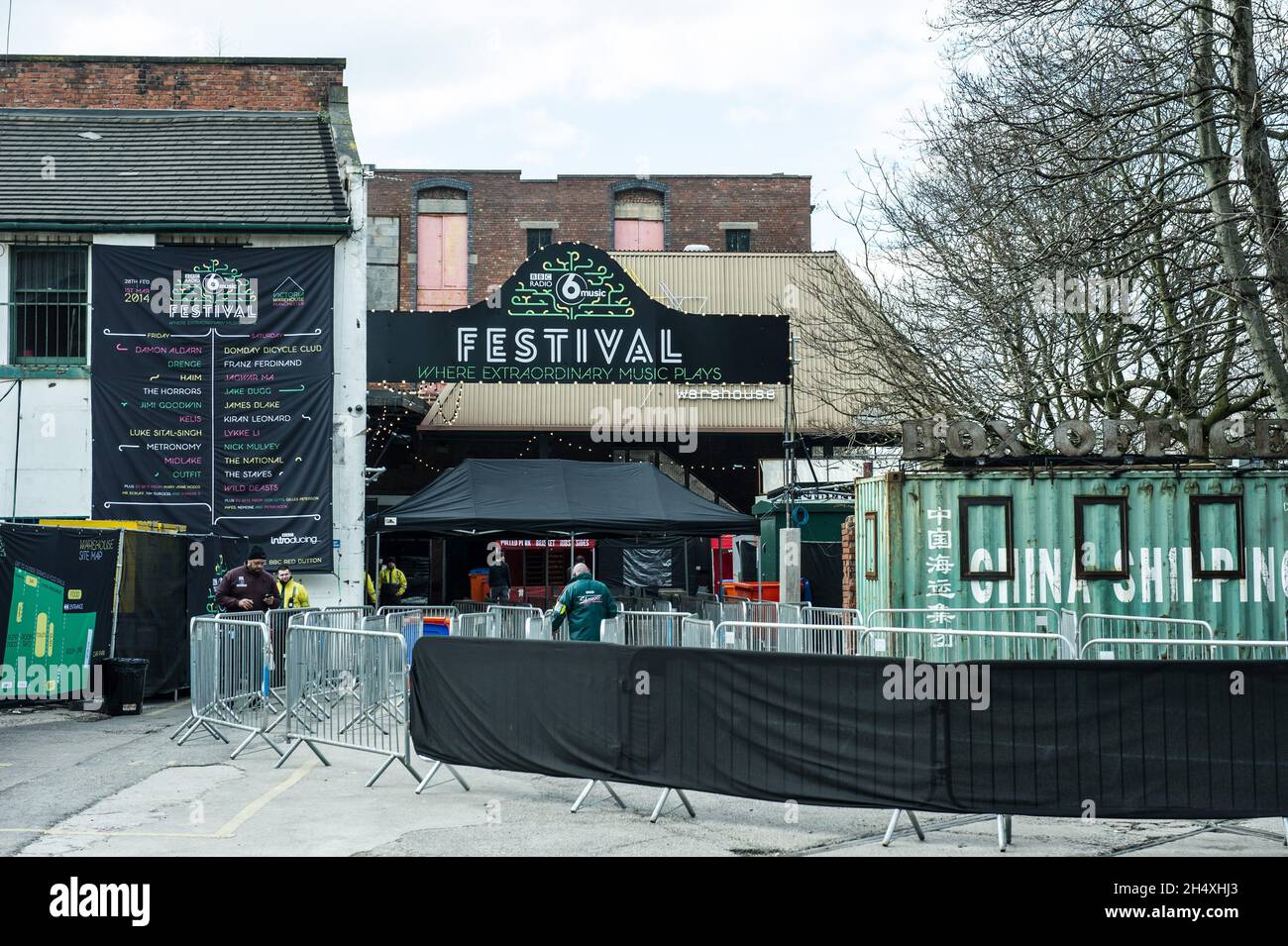 General view of the Victoria Warehouse in Manchester, home of the BBC ...